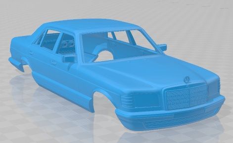 Archivo 3D Mercedes Benz S Class W126 1979 Printable Body Car 🚗 ・Objeto ...