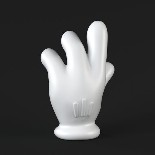 mickey mouse hands pointing