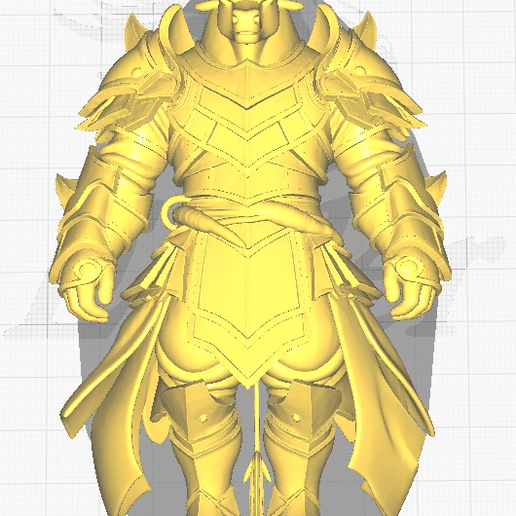 👹 3D Model of Minotaur Knight・ STL File for 3D printing・Cults