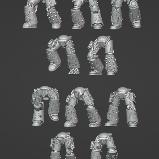 🐦 Rough Raptors Legs・Free 3D File for ・Cults