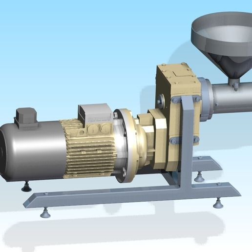 🛢️ Vegetable Seed Oil Press CAD files, and parts drawings・ STEP File ...
