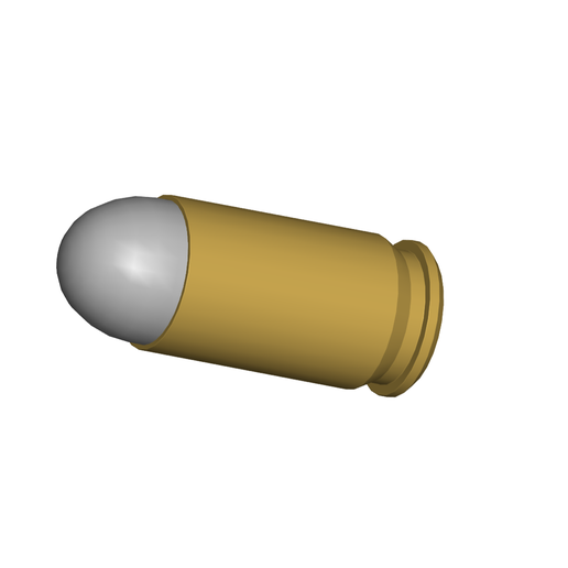 🔫 bullet・ OBJ File for 3D printing・Cults