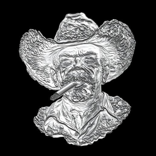 🤠 Weathered Cowboy Bust - Detailed Western Character Sculpture・ STL ...