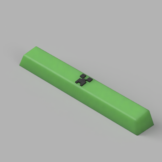 Archivo STL MINECRAFT CREEPER SPACEBAR KEYCAP 💻 ・Plan de impresora 3D ...