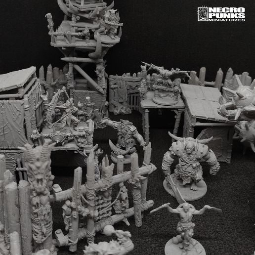 🏰 BUNDLE#16 - Orc Stronghold - Part2・ 3D File for 3D printing・Cults
