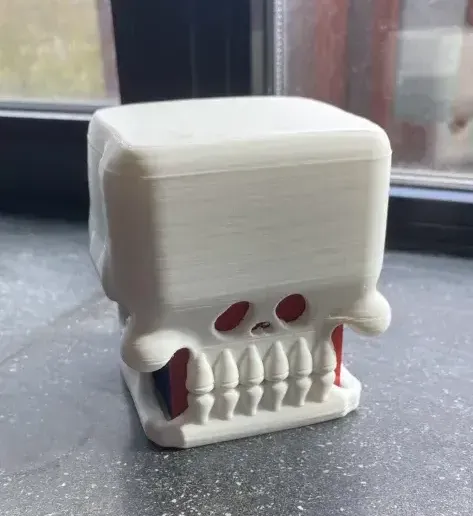 Free OBJ file Skull Cube Deck Box 💀 ・3D printable model to download・Cults