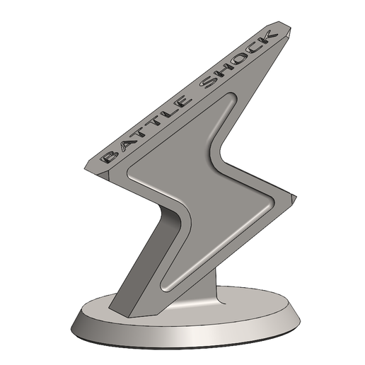 🎲 Battle Shocked Token・ STL File for ・Cults