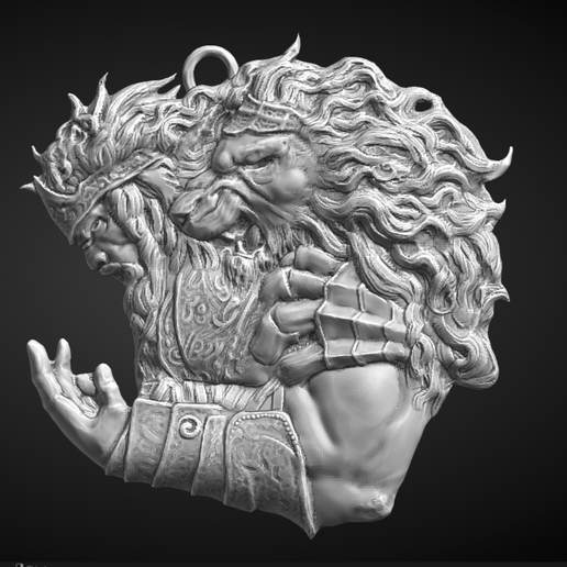 💍 Elden Ring Godfrey Icon・ STL File for 3D printing・Cults