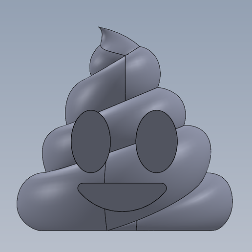 Free STL file Emoji poop 🗿 ・3D printing design to download・Cults