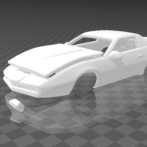 🐚 Pontiac Firebird KITT 1982 – One Piece Body Shell Body Car – Easy ...