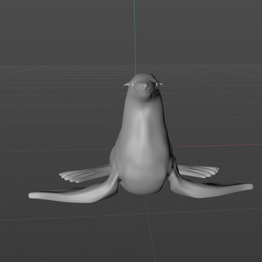 🦭 Digital 3D model of a seal・Archivo STL para Impresión 3D・Cults
