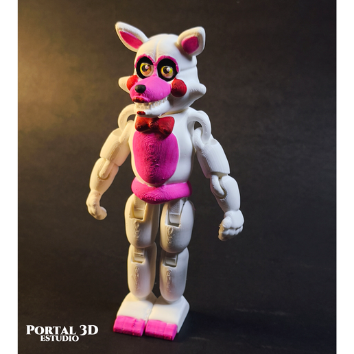 👾 Toy FOXY / PRINT-IN-PLACE WITHOUT SUPPORT・ STL File for 3D printing・Cults