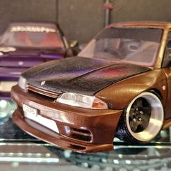 3D print Nissan SKYLINE GTR-32 TOONED CAR MODEL KIT・Cults
