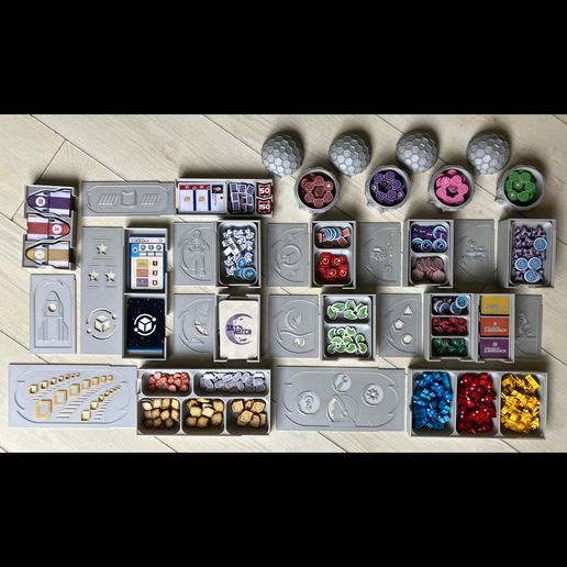 ♟ Shackleton Base organizers・ 3D File for 3D printing・Cults