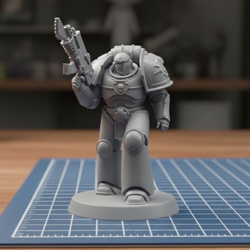 💂 Death guard miniature・ STL File for 3D printing・Cults