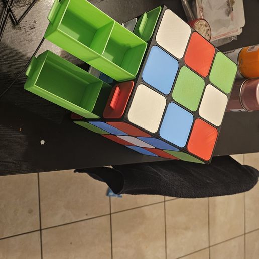 🎨 Rubik'Box - Clever storage in the colors of the famous cube!・Free STL ...