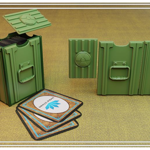 🪖 Military card holder・ 3D File for 3D printing・Cults