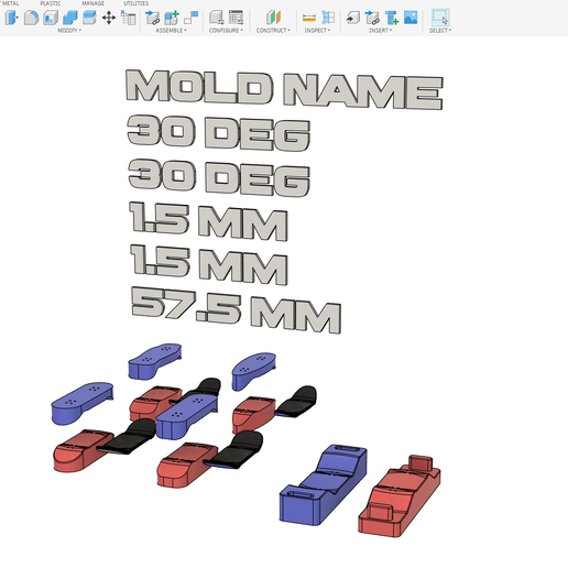 💭 Parametric Fingerboard Mold Designer・ 3D File for 3D printing・Cults