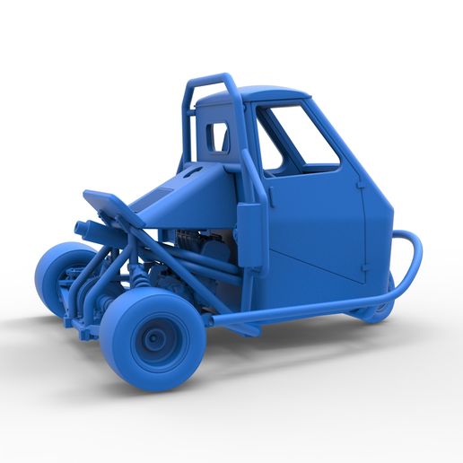 🚗 Ape car proto while turning Scale 1:25・ 3D File for 3D printing・Cults