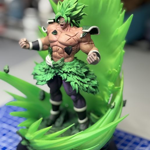 🐉 Super Saiyan Broly 3D print model・3D Print with the Saturn 4 Ultra 3D ...