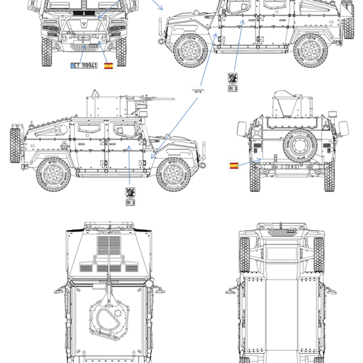 🪖 URO VAMTAC ST5 MILITARY VEHICLE・ STL File for 3D printing・Cults