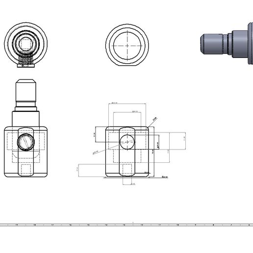 🧞‍♂️ Dado universal para pistones Hidráulicos・ 3D File for 3D printing ...
