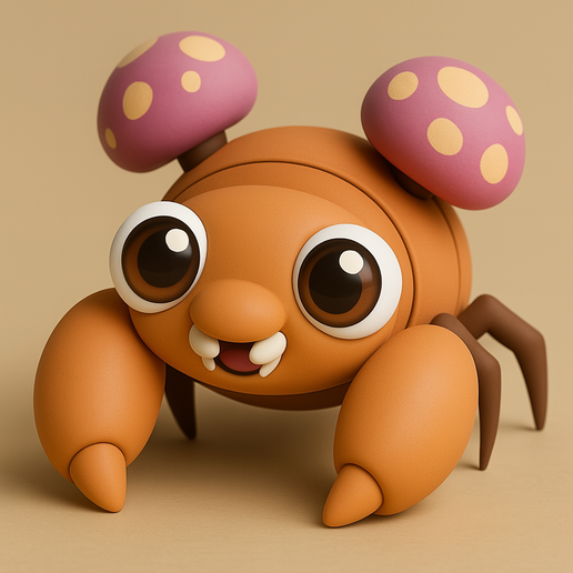 🐉 Paras pokemon・ STL File for 3D printing・Cults