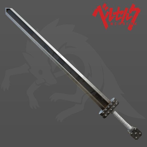 🗡️ Guts' Raider Sword from berserk 3d model・ OBJ File for 3D printing・Cults