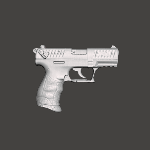 🔫 Walther P22 Real Size 3D Gun Mold・ STL File for 3D printing・Cults