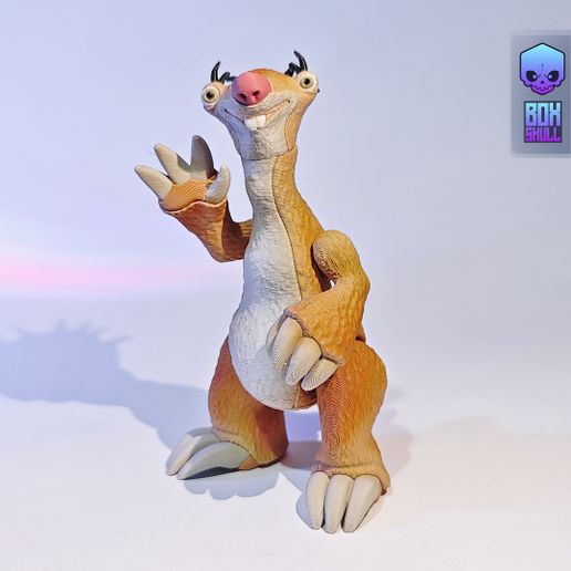 🧊 SID - ICE AGE - ARTICULATED - PRINT-IN-PLACE - FLEXI・ 3D File for 3D ...
