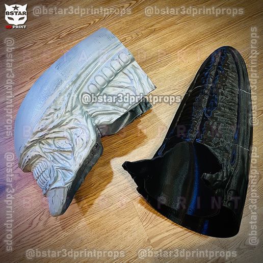 👽 Alien Xenomorph Head Decor Wearable Cosplay・ 3D File for 3D printing ...