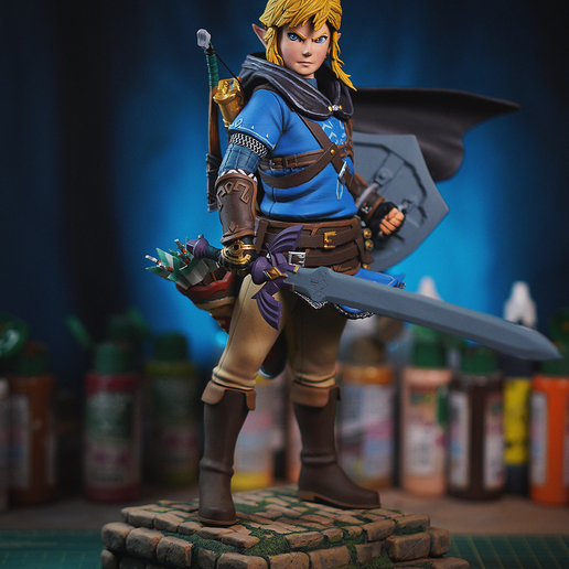 🔗 Link Statue - The Legend of Zelda: Tears of the Kingdom・ STL File for ...
