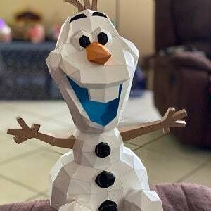🏢 OLAF・ 3D File for Papercraft & Origami・Cults