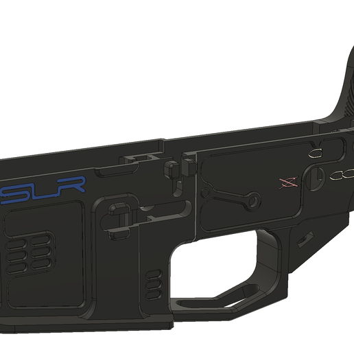 🗼 SLR-B15 under receiver for Tokyo Marui MWS・ STEP File for 3D printing ...
