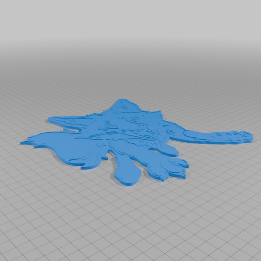 Free 3D file Halloween scary Fox window decoration 🎃 ・3D printable ...