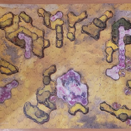 Free STL file BATTLETECH TERRAIN MAP PACK ALIEN WORLDS: CAUSTIC VALLEY ...