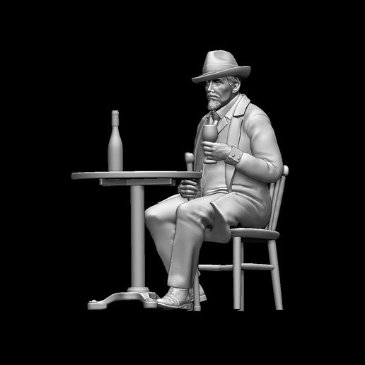 👨 man・ STL File for 3D printing・Cults