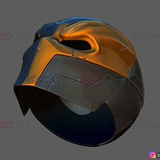 🪖 DeathStroke Mask - DC comics Helmet Cosplay・ STL File for ・Cults