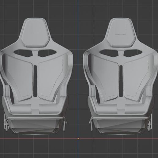 🪣 Composite Bucket Seats・ STL File for 3D printing・Cults