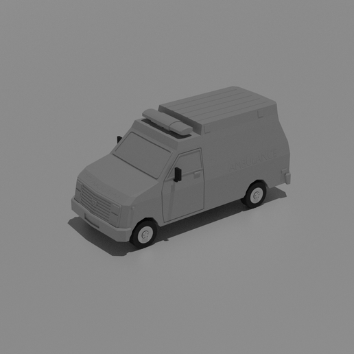 3D file Ambulance - Project Zomboid game Vehicle 🚑 ・3D printable model ...