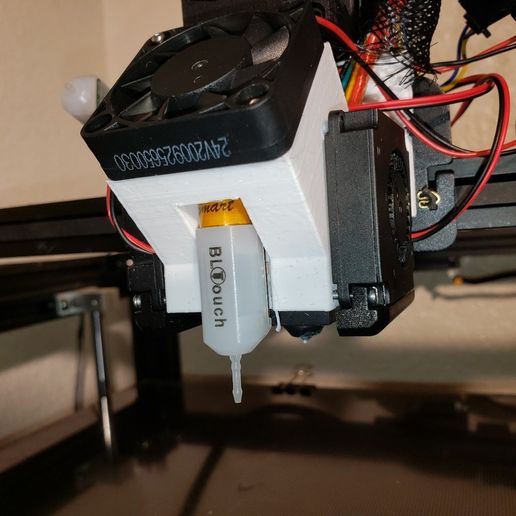 STL-Datei The InDuctor Ender 3v2 (BLTouch in the duct) kostenlos herunterladen • Modell für den ...