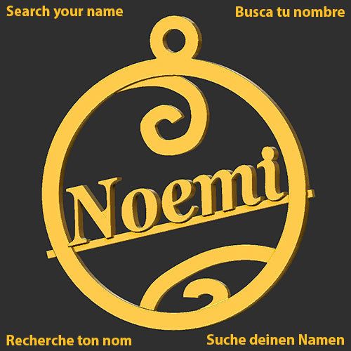 STL file Noemi 🎄 ・3D printing template to download・Cults