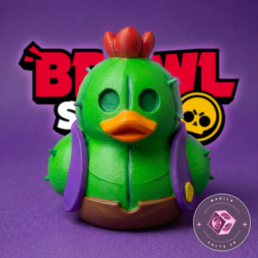 🦆 Spike Duck - Brawl Stars・ STL File for 3D printing・Cults