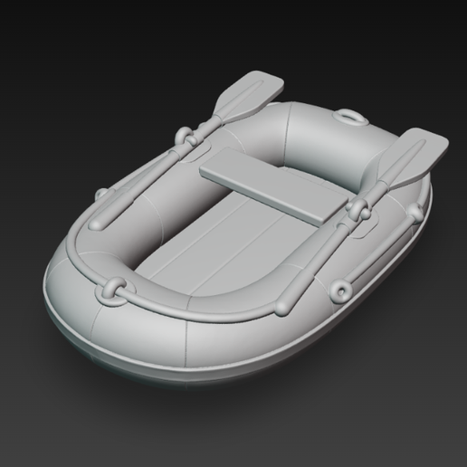 🛥️ Inflatable Boat – Modelo 3D de Bote Inflable para Impresión 3D・Free ...