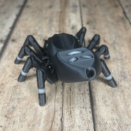🕷️ Articulated Jumping Spider _ Print-In-Place Jumping Spider・ STL File ...