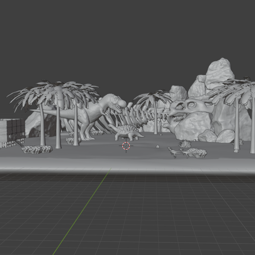 🎮 ARK survival evolved Ragnarock diorama・ STL File for 3D printing・Cults