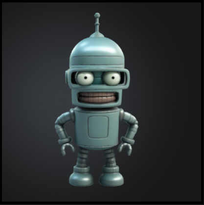 Free STL file Bender chibi 🤖 ・Model to download and 3D print・Cults