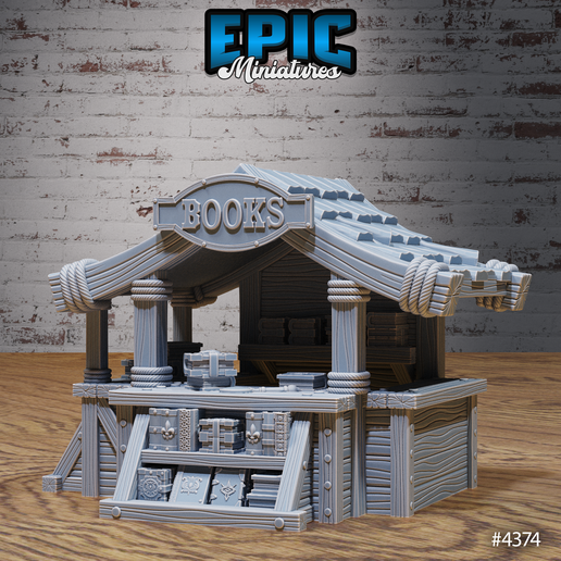 📚 Book Shop ‧ DnD Miniature ‧ Tabletop Miniatures ‧ Gaming Monster ‧ 3D ...