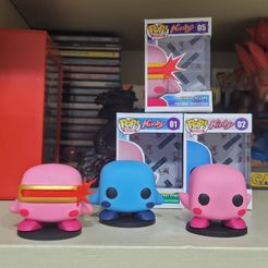 3D printed Kit Bundle 6 Kirby Model - Nintendo Funko Pop Version • made ...