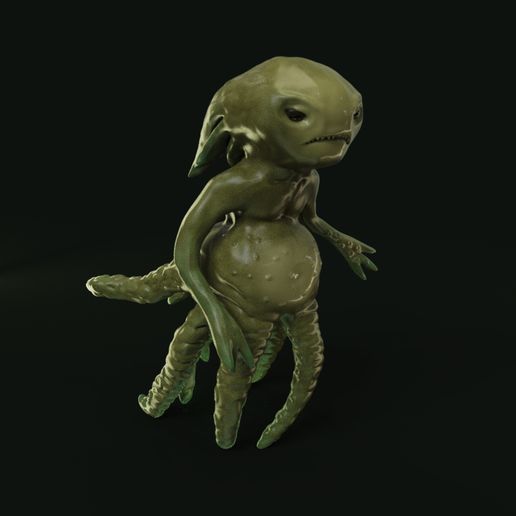 👹 Grindylow - Sea Creature - Harry Potter - Mermaid - Demon・ STL File ...